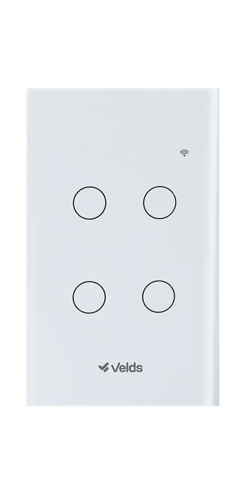 Interruptor Inteligente Wi-Fi - Botão Touch - VDS ILBW-1B | Velds